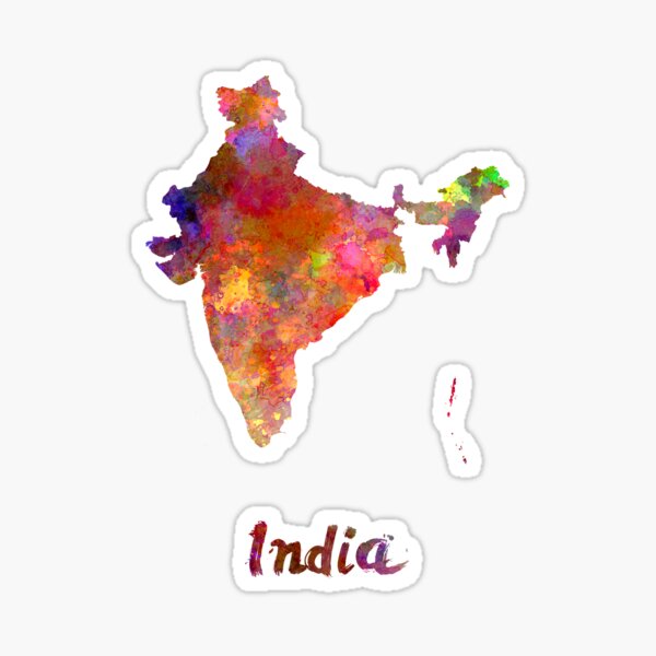 India Stickers | Redbubble