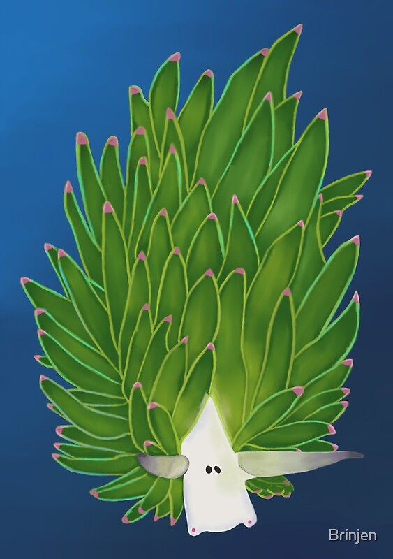 "Sheep Sea Slug" by Brinjen | Redbubble