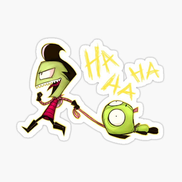 Invader Zim Stickers | Redbubble