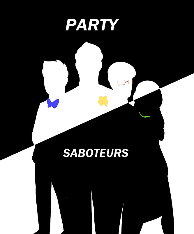 "Party Saboteurs" by rowanana | Redbubble