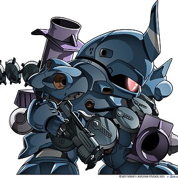 "Asplenia Studios: SD Kampfer (full load-out)" Sticker for Sale by ...