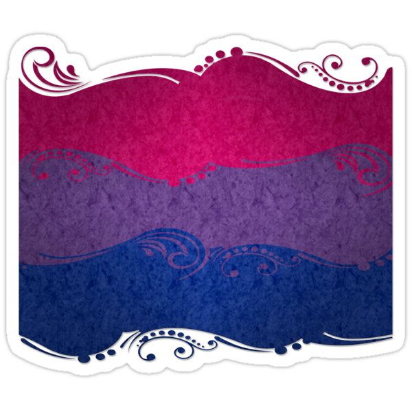 Bisexual Ornamental Flag Stickers By Liveloudgraphic Redbubble