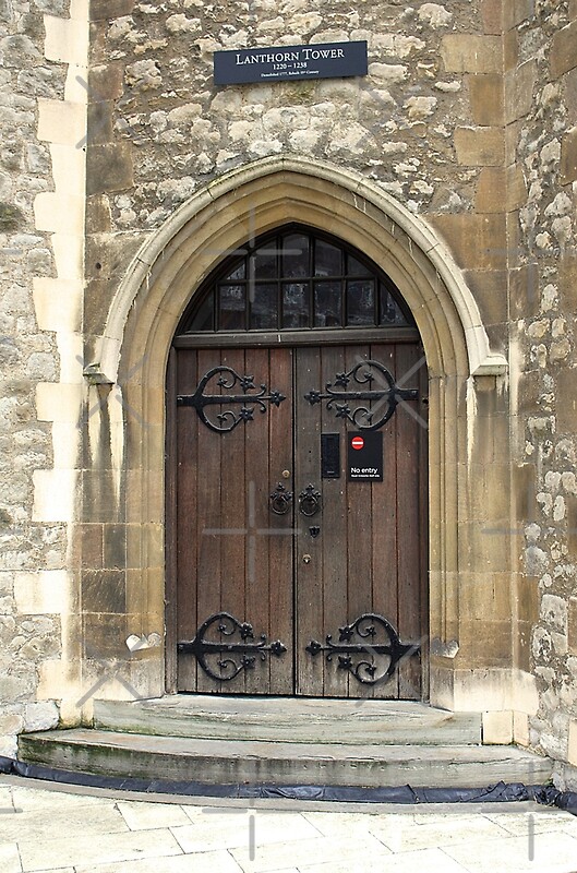 "Door to Lanthorn Tower" by Martha Sherman | Redbubble