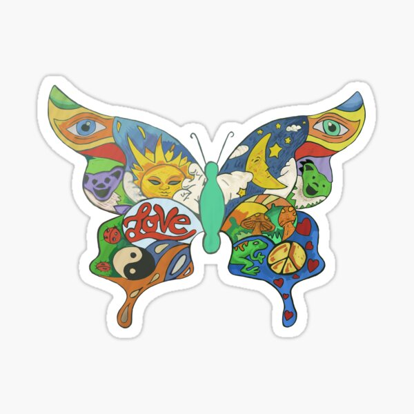 Hippie Stickers | Redbubble