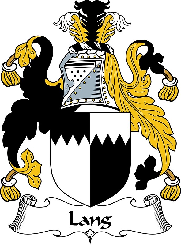"Lang Coat of Arms / Lang Family Crest" Canvas Prints by ...