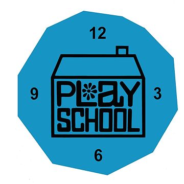 "PLAY SCHOOL CLOCK" Tote Bag for Sale by Retrostickersnz | Redbubble