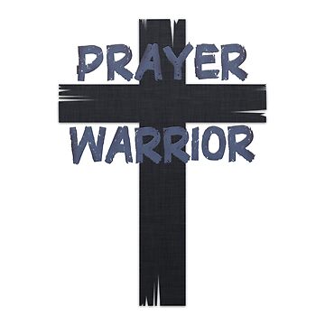 "Prayer Warrior" Sticker for Sale by Maryke Roux | Redbubble