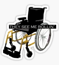 Wheelchair: Stickers | Redbubble