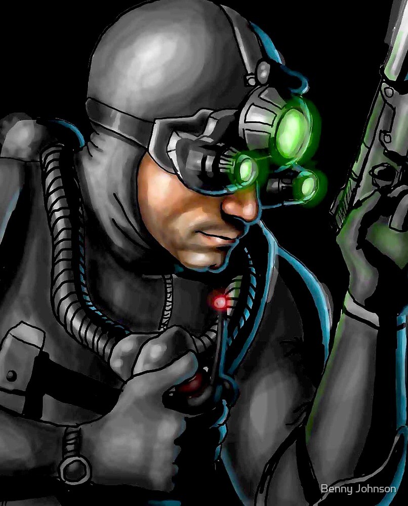 "Splinter Cell Concept Art (not official)" by Benny Johnson | Redbubble