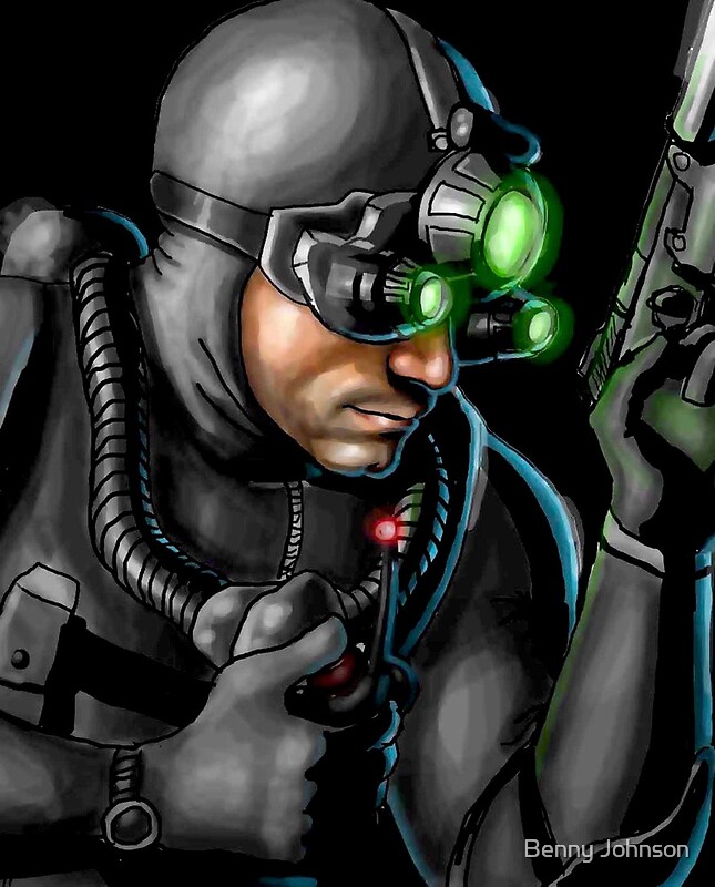 "Splinter Cell Concept Art (not official)" by Benny Johnson | Redbubble