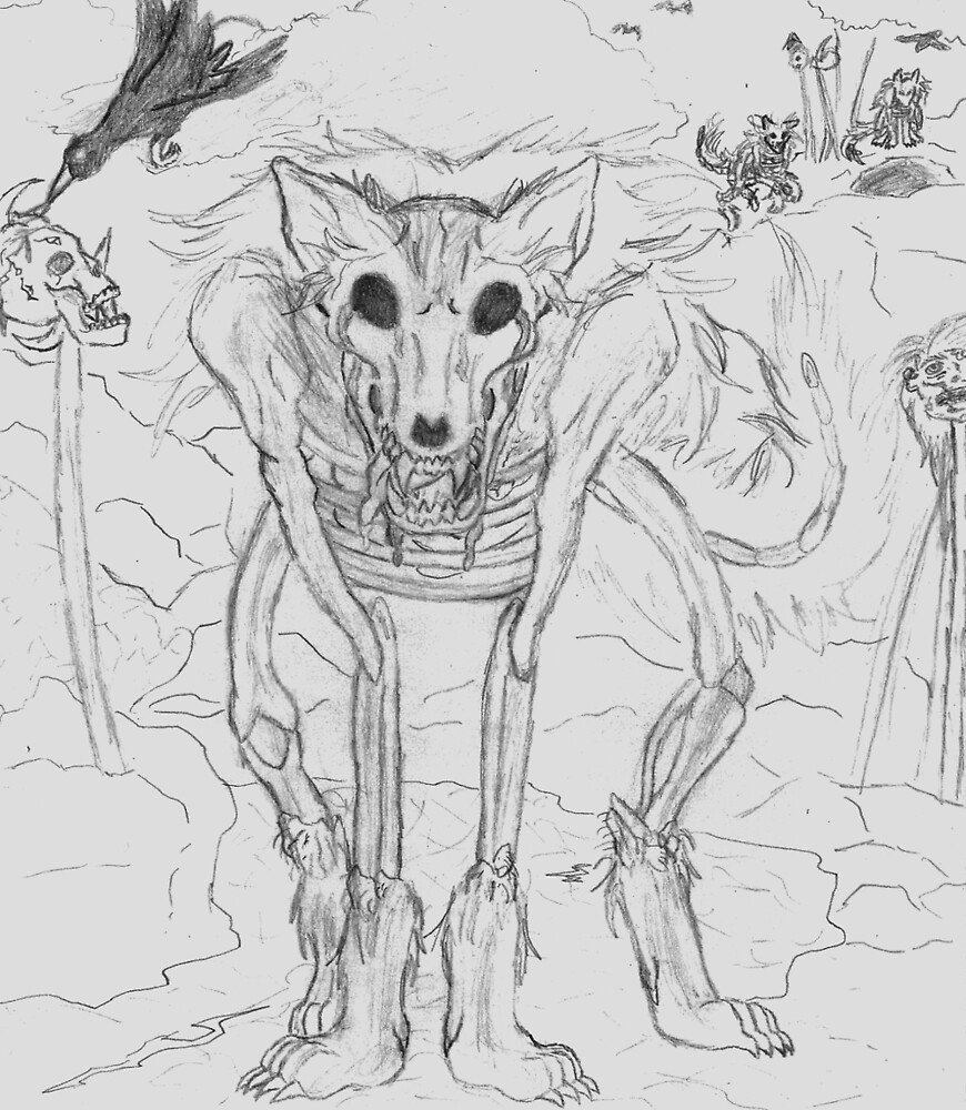 "Undead Wolf Pack" by FLedet | Redbubble