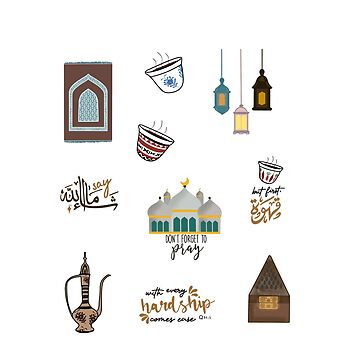 "Arabian nights sticker pack" Sticker for Sale by sanowerrr | Redbubble