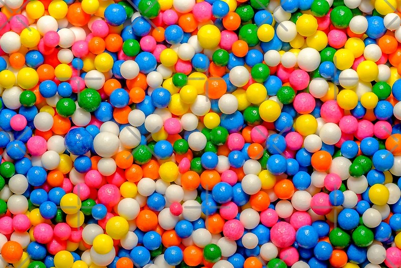 "Sprinkles Spheres Multicolored Candy Photo Pattern" by patternsoup ...
