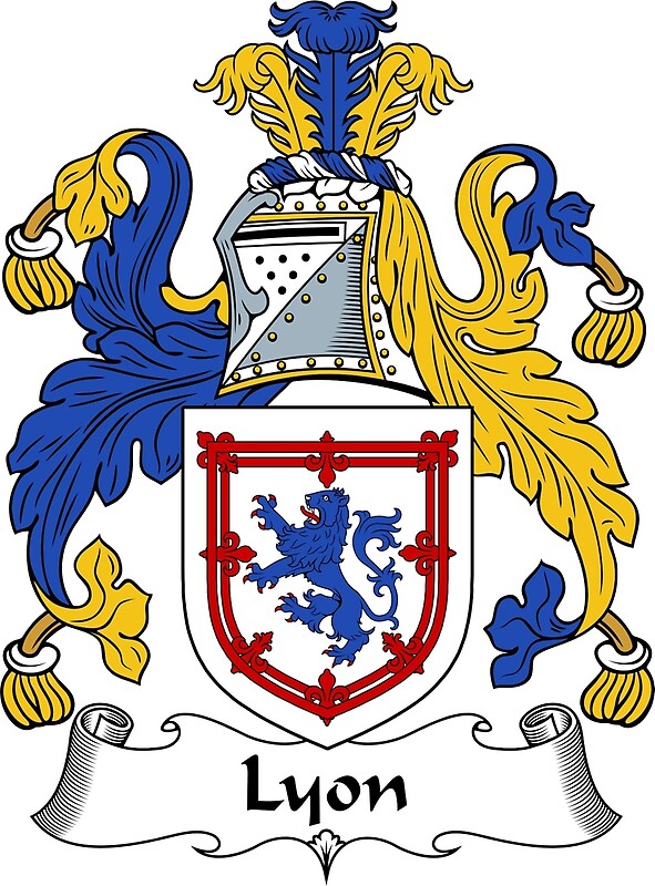"Lyon Coat of Arms / Lyon Family Crest" by ScotlandForever | Redbubble
