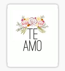 Te Amo: Stickers | Redbubble