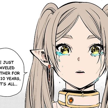 "Sousou no Frieren - Frieren Crying Fully Colored" Essential T-Shirt ...