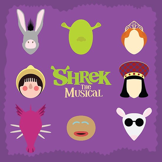 "Shrek the Musical" Poster by dominodecoco | Redbubble