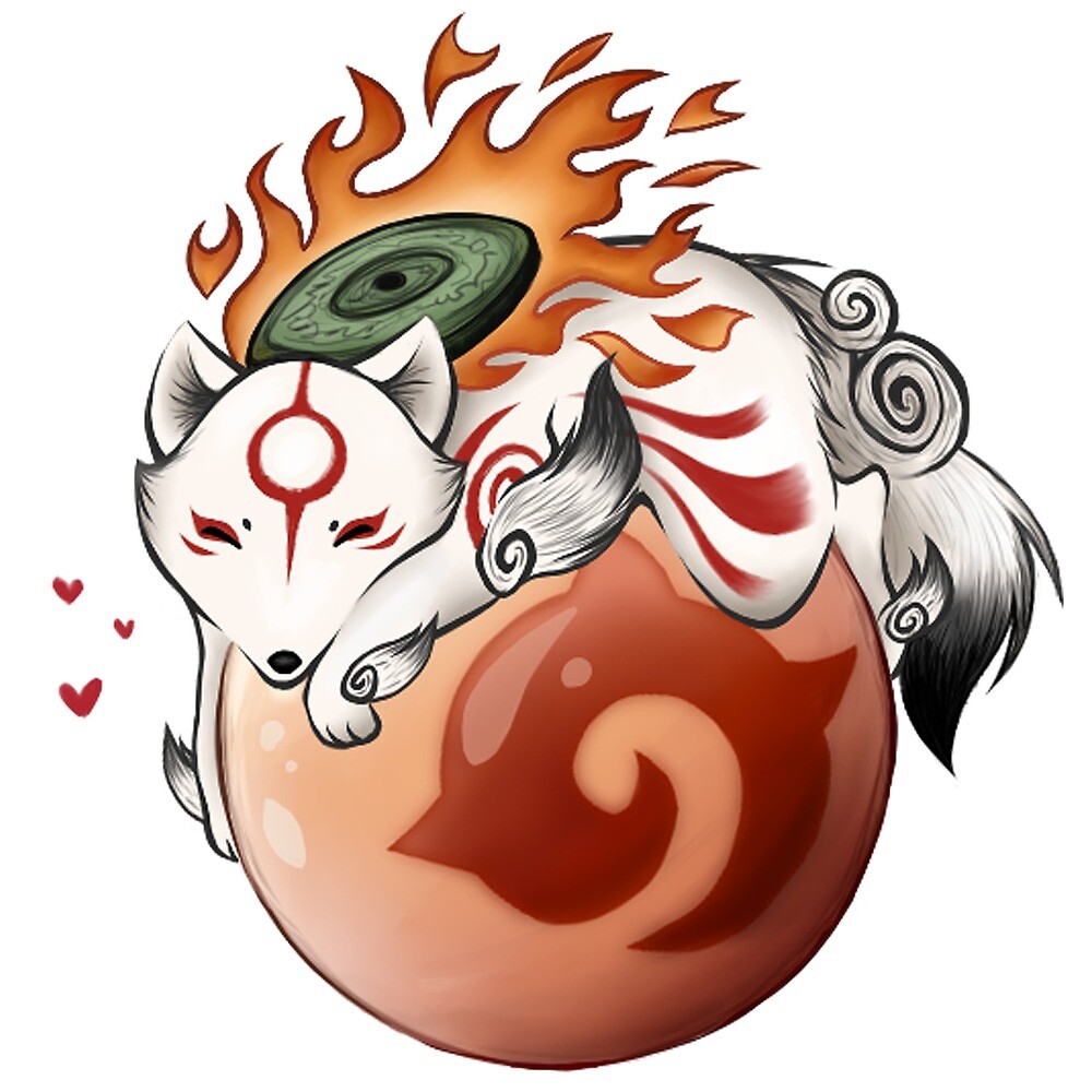 "Divine Beads (Okami)" by Pinja Vuorela | Redbubble