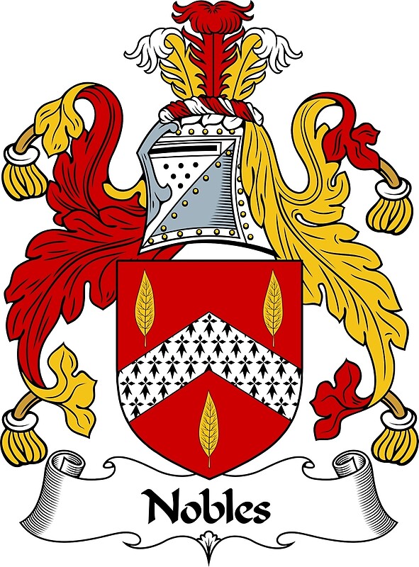"Nobles Coat of Arms / Nobles Family Crest" by ScotlandForever | Redbubble