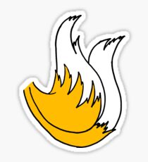 Sonic Tails Stickers | Redbubble