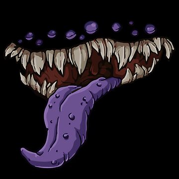 "Dungeons and Dragons Mimic Mouth Print" Photographic Print for Sale by ...
