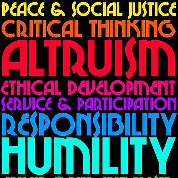 "The Ten Commitments // Humanist Values Design" Greeting Card for Sale ...