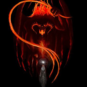 "Balrog " Art Print for Sale by RonsRavioli | Redbubble