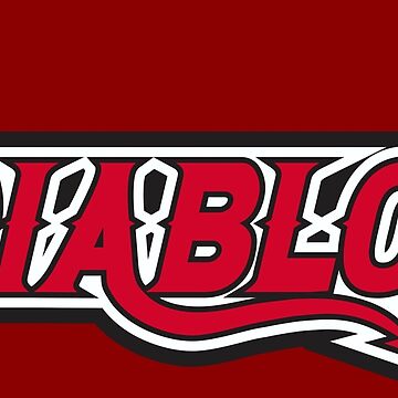 Pegatina for Sale con la obra «Logotipo de Diablos Sports» de David ...