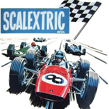 "Scalextric" Poster for Sale by Retrorockit | Redbubble