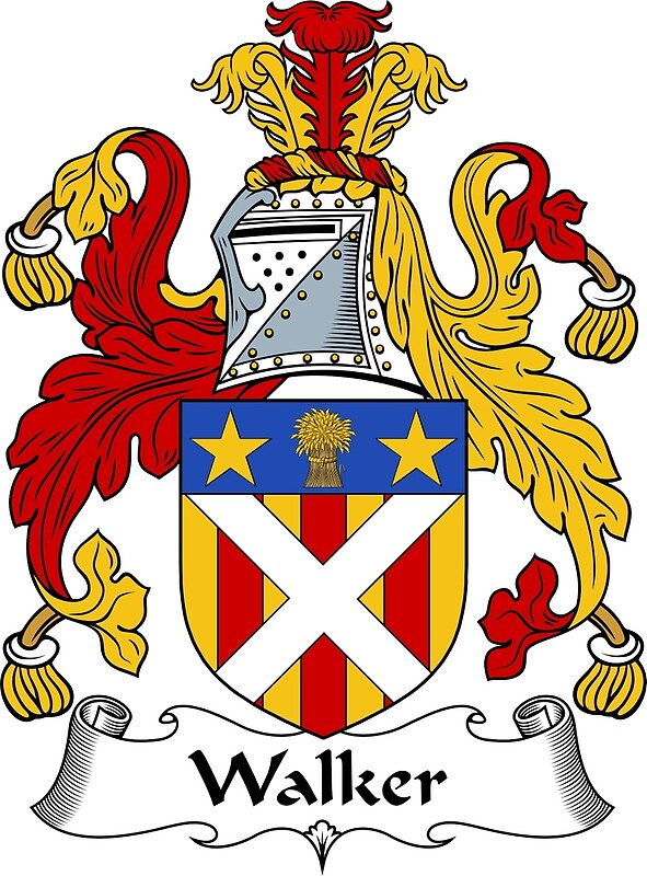 "Walker Coat of Arms / Walker Family Crest" by ScotlandForever | Redbubble