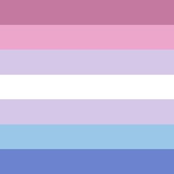 "Bigender Pride!" Sticker for Sale by pastelmemer | Redbubble
