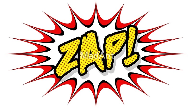 "Zap Cartoon pop art" by MadAnt | Redbubble
