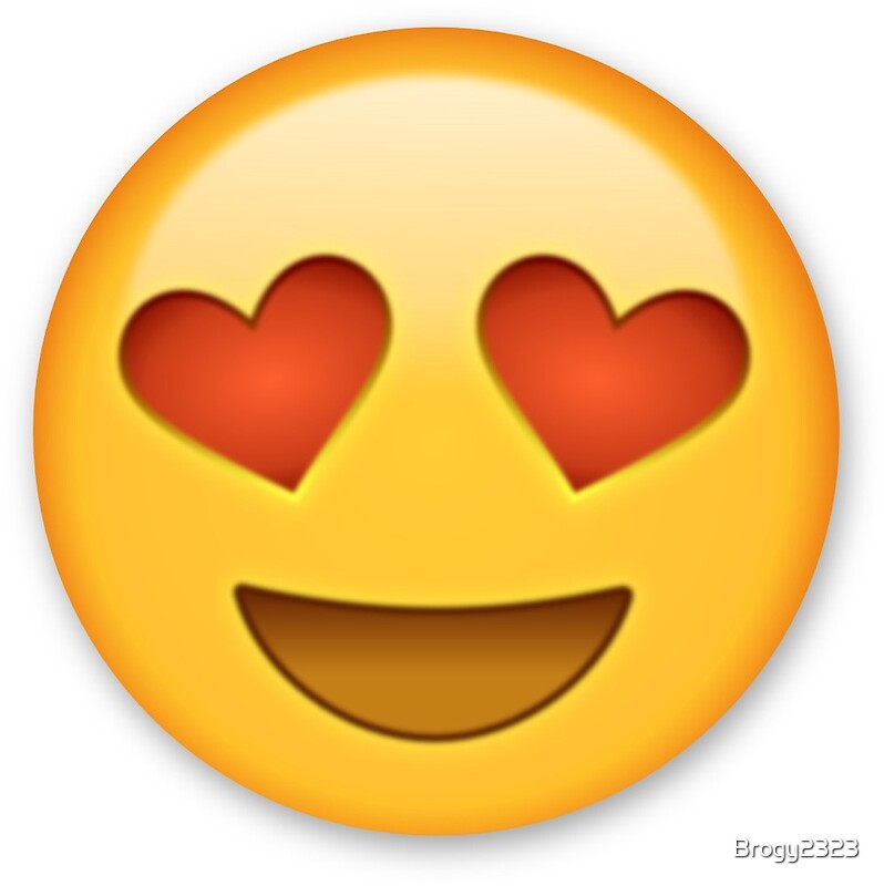 "Herz Augen Emojis" Grußkarten von Brogy2323 | Redbubble