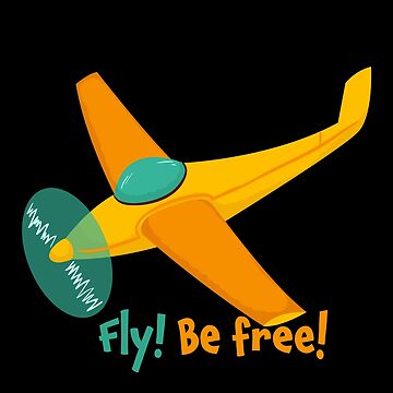 "FLY! BE FREE!" Sticker by UNITEES21 | Redbubble