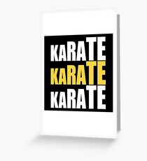 Karate: Greeting Cards | Redbubble