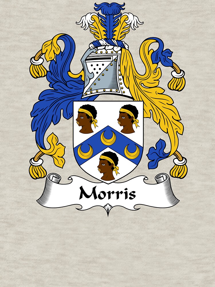 "Morris Coat of Arms / Morris Family Crest" Zipped Hoodie by ...