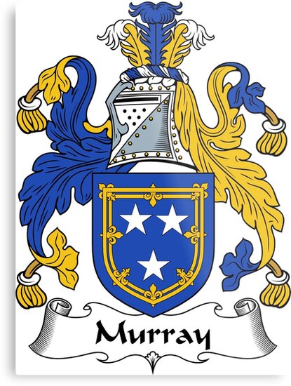 "Murray Coat of Arms / Murray Family Crest" Metal Print by ...