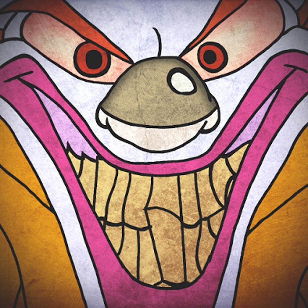 Colossal Is Crazy Clown By Splashcreations Redbubble