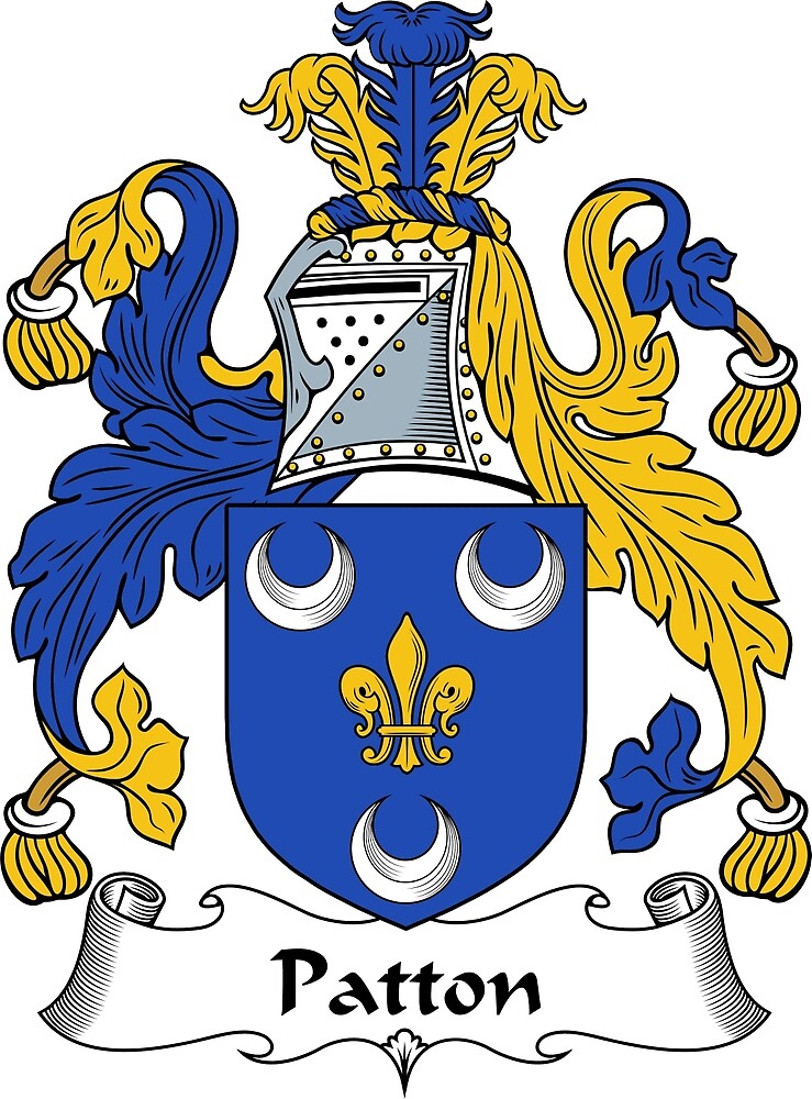 "Patton Coat of Arms / Patton Family Crest" by ScotlandForever | Redbubble