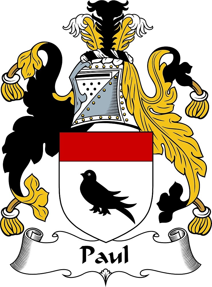 "Paul Coat of Arms / Paul Family Crest" by ScotlandForever | Redbubble