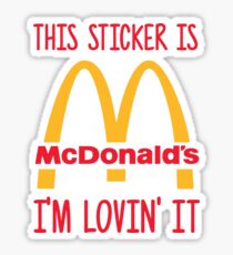 Mcdonalds: Stickers | Redbubble