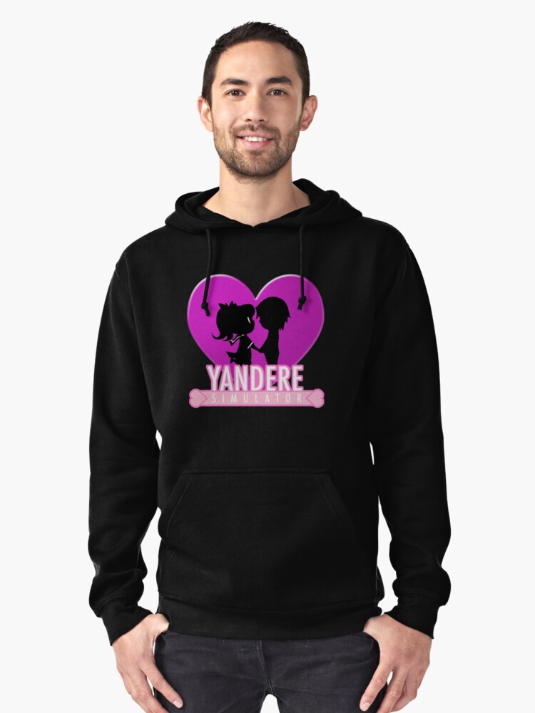 Yandere Simulator Yandere Love Print Pullover Hoodie By Xing7