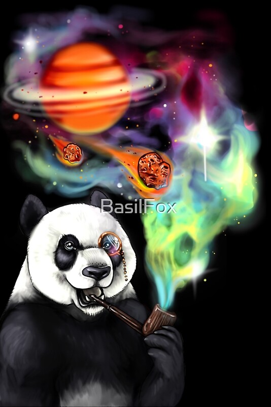 "Space Panda 2.0 " by BasilFox | Redbubble