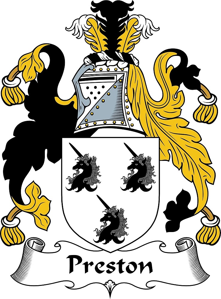 "Preston Coat of Arms / Preston Family Crest" by ScotlandForever ...