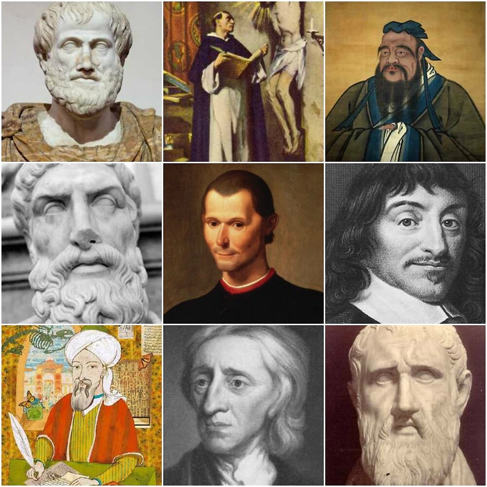 "The Philosophers Collage" by Colorz | Redbubble