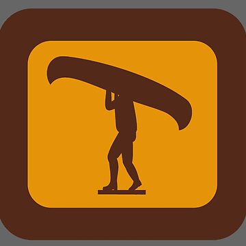 "Portage Sign" Sticker for Sale by JoshV19 | Redbubble