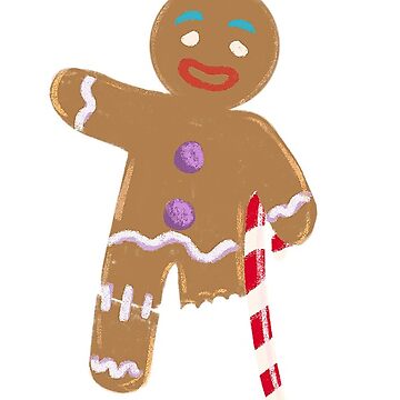 "Gingy!" Sticker for Sale by María Paula Castellano | Redbubble