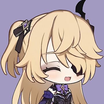 "Fischl | Genshin Impact Sticker "Laugh"" Sticker for Sale by ...