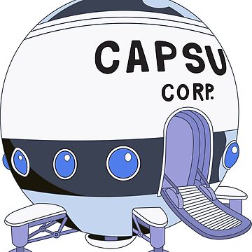 " Capsule Corp Dragon Ball Spaceship" Postcard for Sale by La Ermitania ...