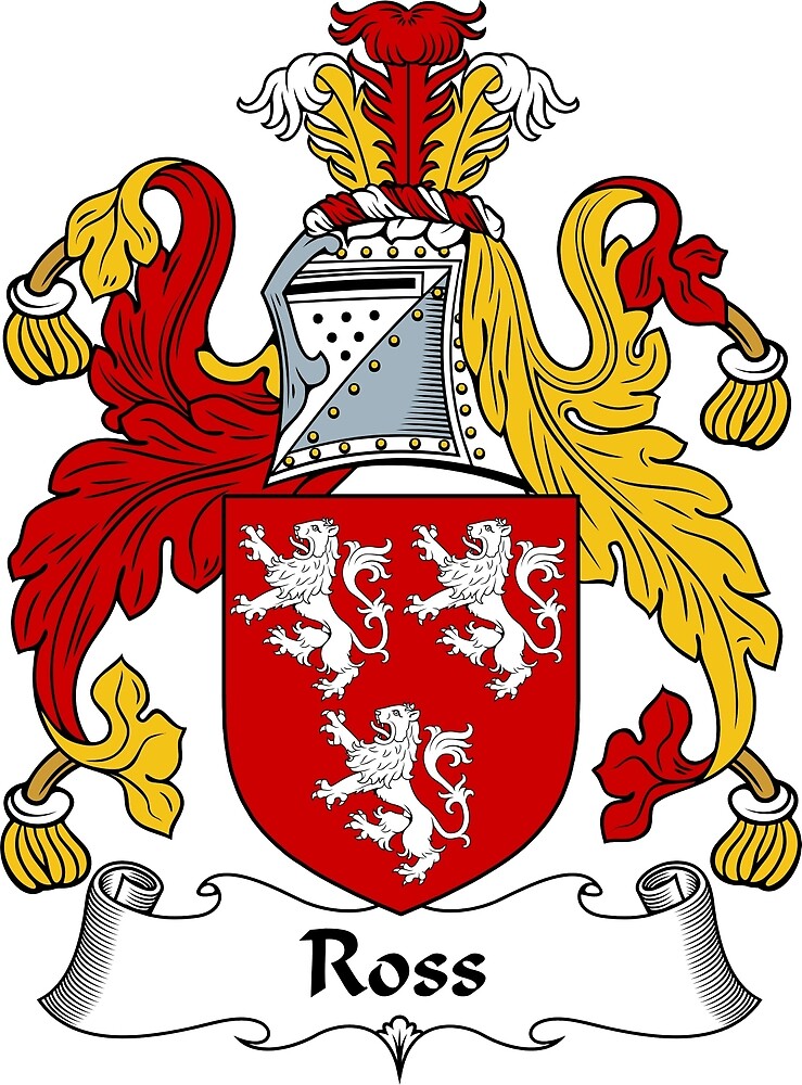 "Ross Coat of Arms / Ross Family Crest" by ScotlandForever | Redbubble